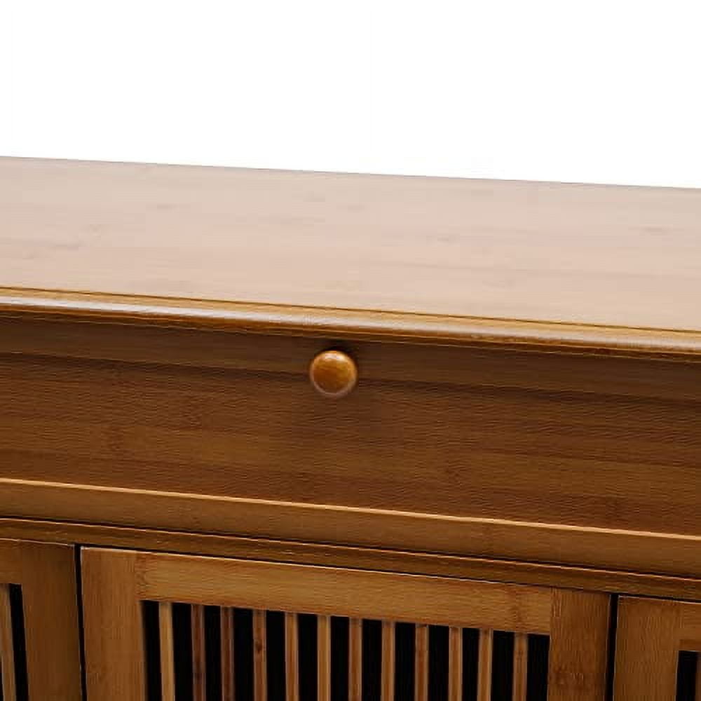 Shoe Cabinet, 3 Tier Bamboo Shoe Storage Cabinet, Tall Shoe Rack ...