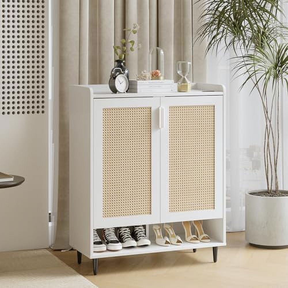 Shoe Cabinet 5-Tier Modern Entryway Organizer Cabinet with Door ...