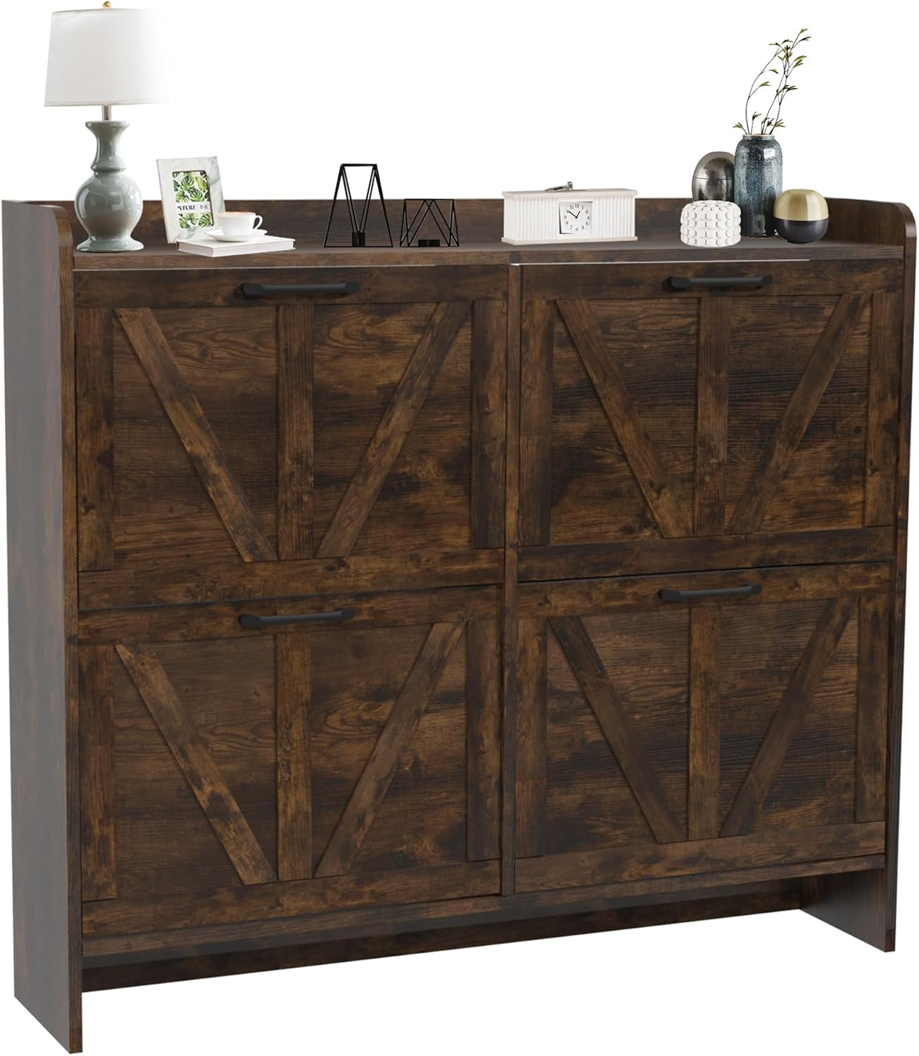 Shoe Cabinet with 6 Flip Drawers Shoe Storage Cabinet for Entryway ...