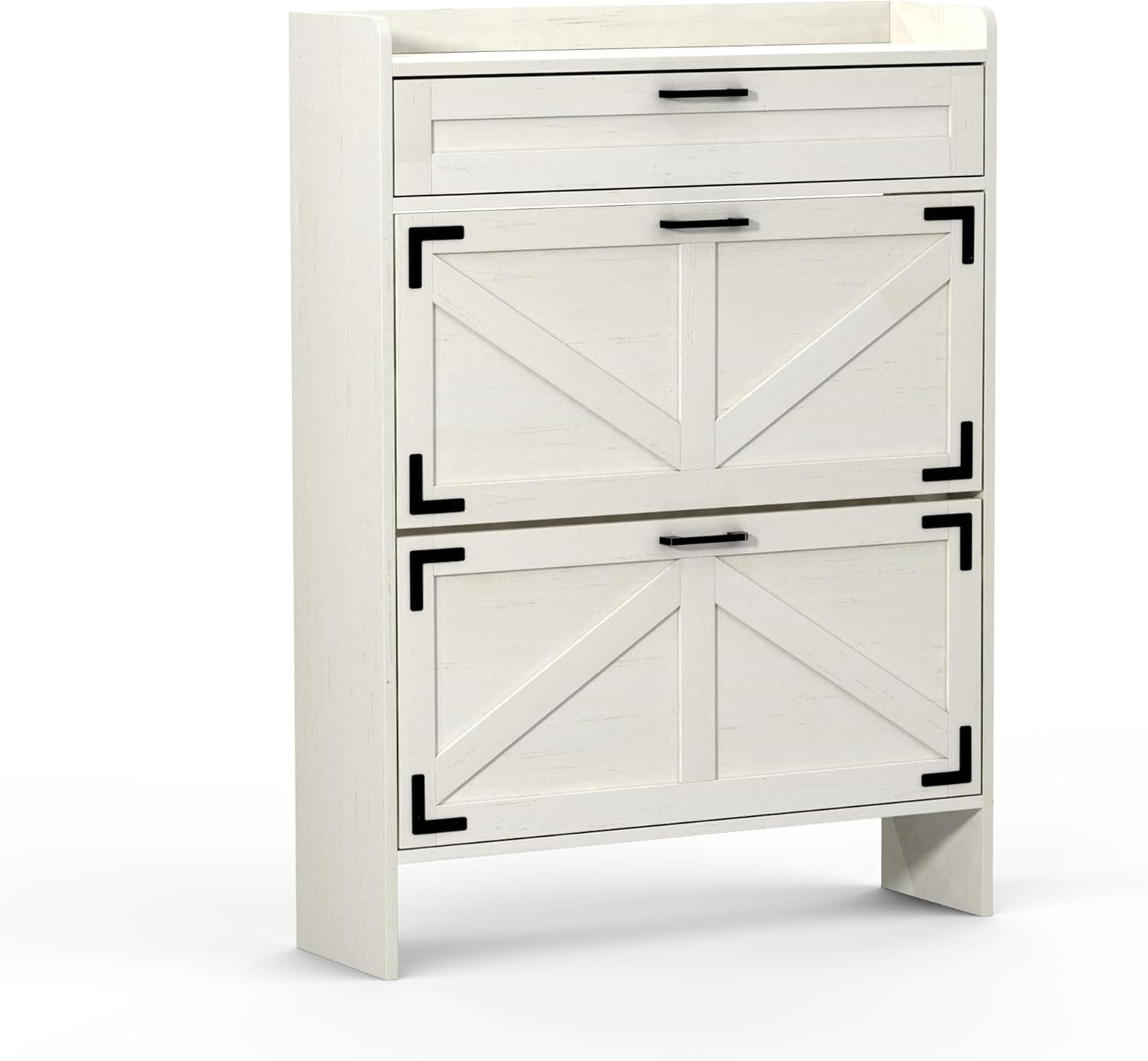Shoe Cabinet with Flip Drawers, Shoe Storage Cabinet for Entryway ...
