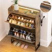 Free Shipping! Montauk 16 Pair Revolving Shoe Storage Rack Carousel ...