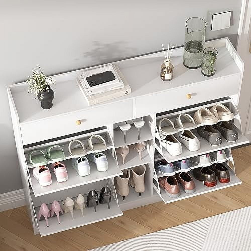 Shoe Cabinet for Entryway,Shoe Rack Storage Organizer with Drawers ...