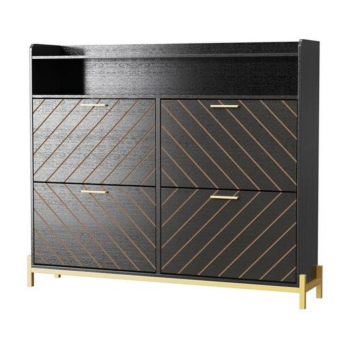 Shoe Cabinet with Multiple Storage Options, Shoe Rack Organizer Cabinet ...
