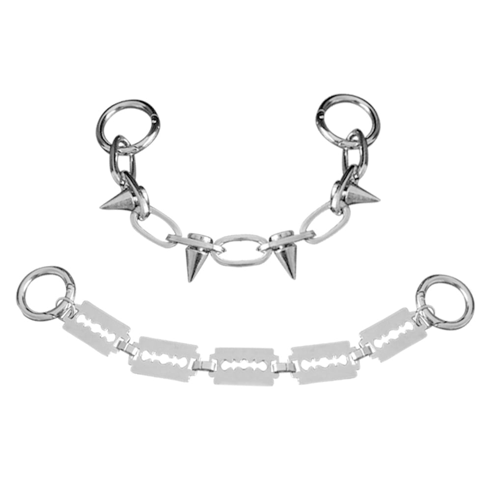 Shoe Chain Decorations Jewelry Sneaker Laces Trendy Metal Goth Boot ...