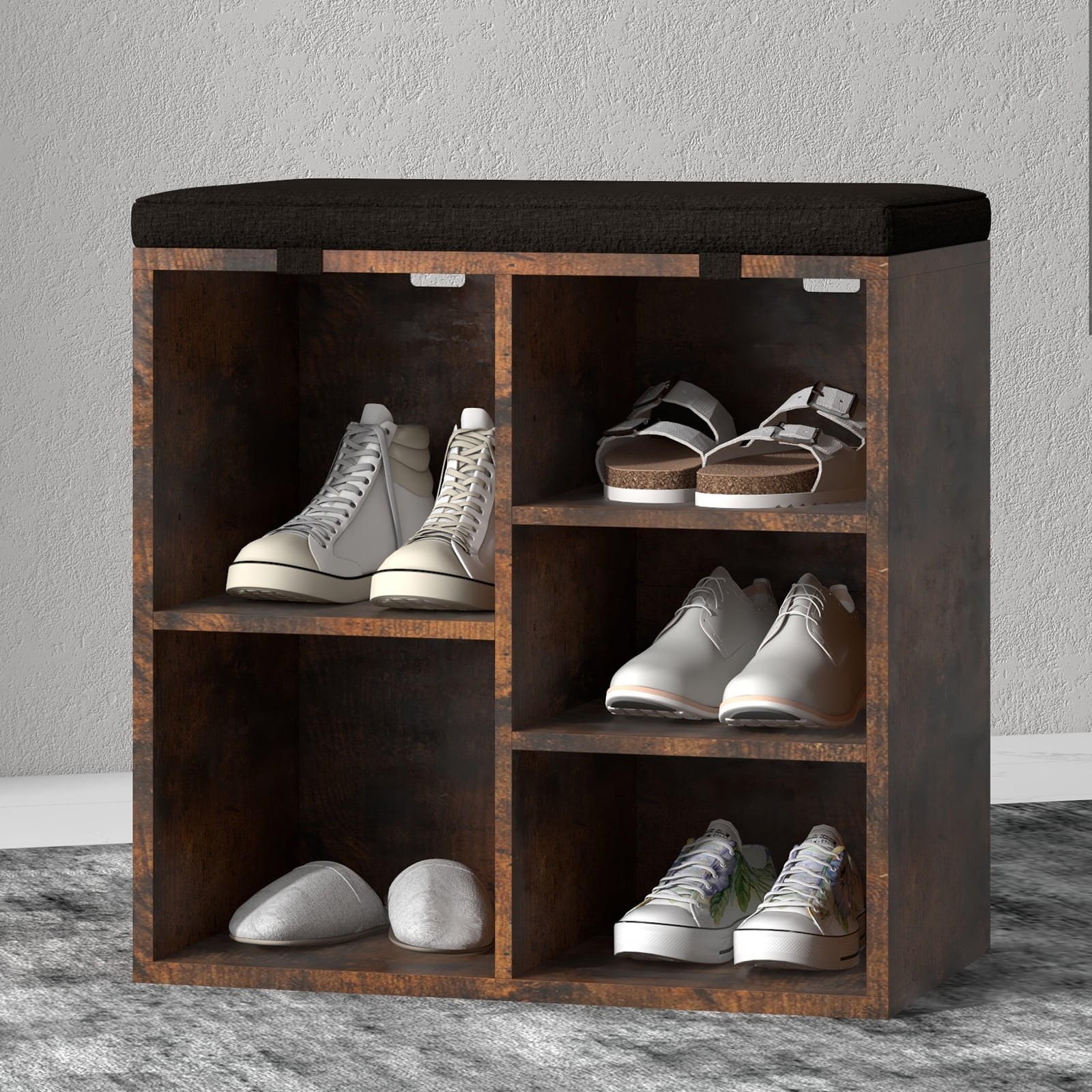 Shoe Changing Bench, Wooden Shoe Changing Bench, Shoe Cabinet with ...