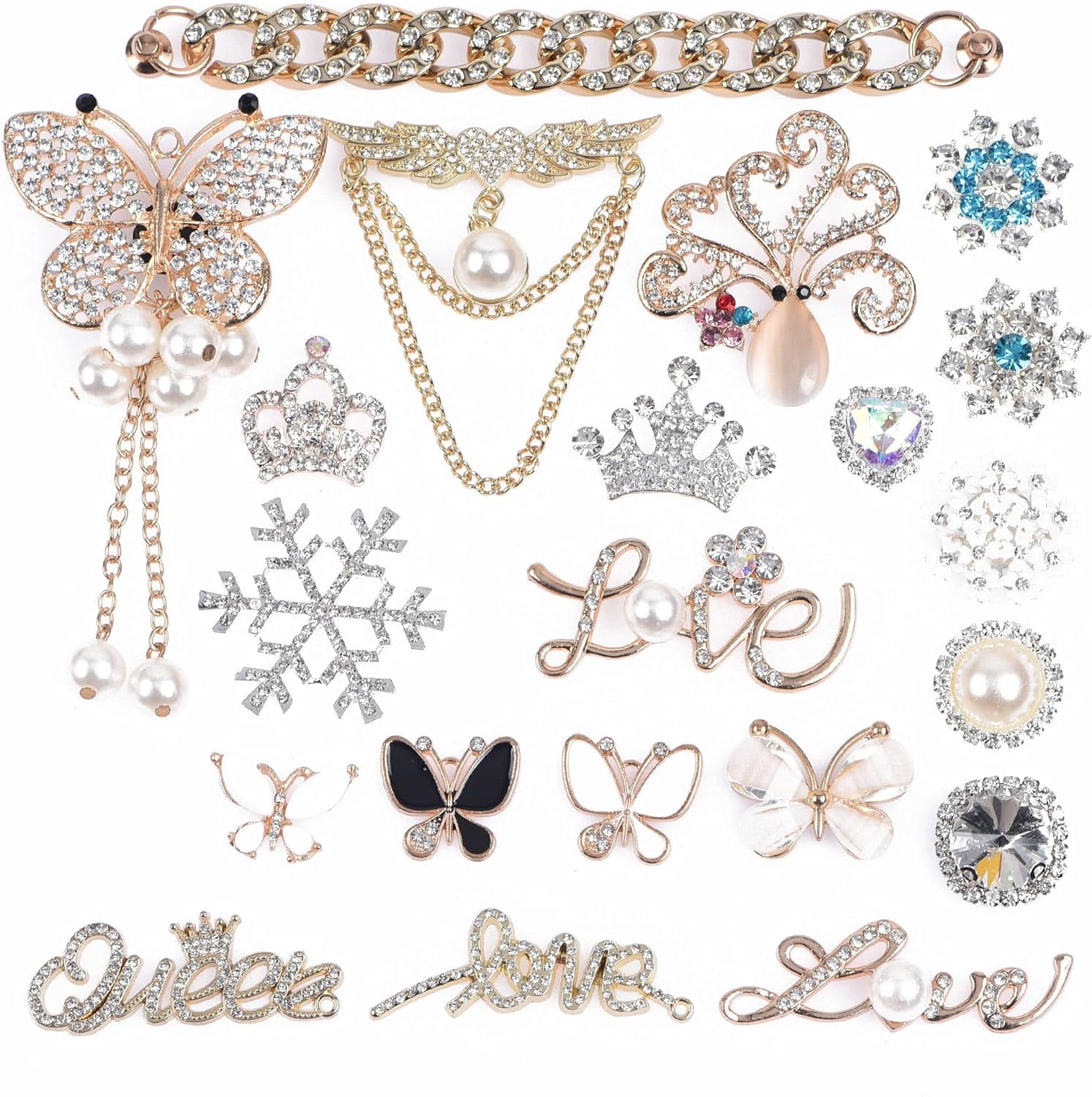 Shoe Charms Bling for Jewelry Accessories Decoration for Women Party ...