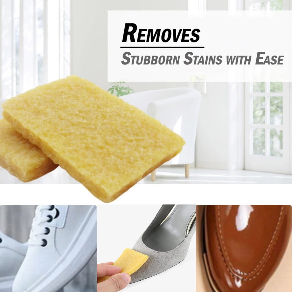Shoe Cleaner Eraser Block for Scuff Marks, Rubber Decontamination Wipe ...