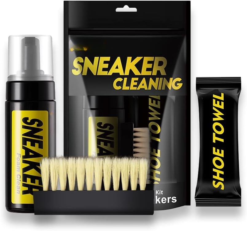 Shoe Cleaner Kit for Sneaker, Water-Free Foam Sneaker Cleaner with Shoe ...