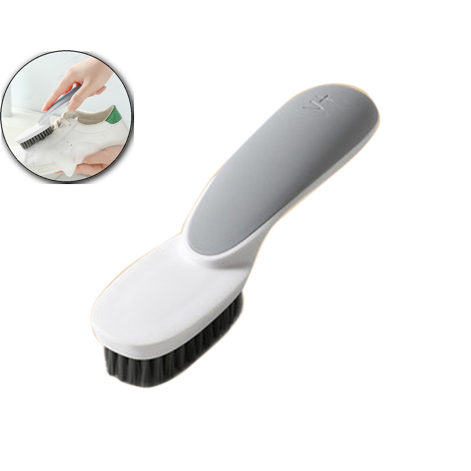Shoe Cleaning Brush with Soft and Hard Bristles for Shoes and Clothes ...
