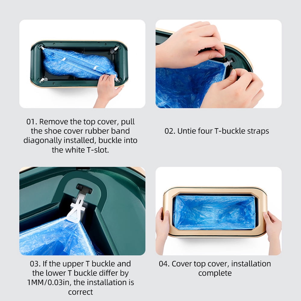 Shoe Cover Dispenser,Disposable Non Covers Portable - Cover Supermarket ...