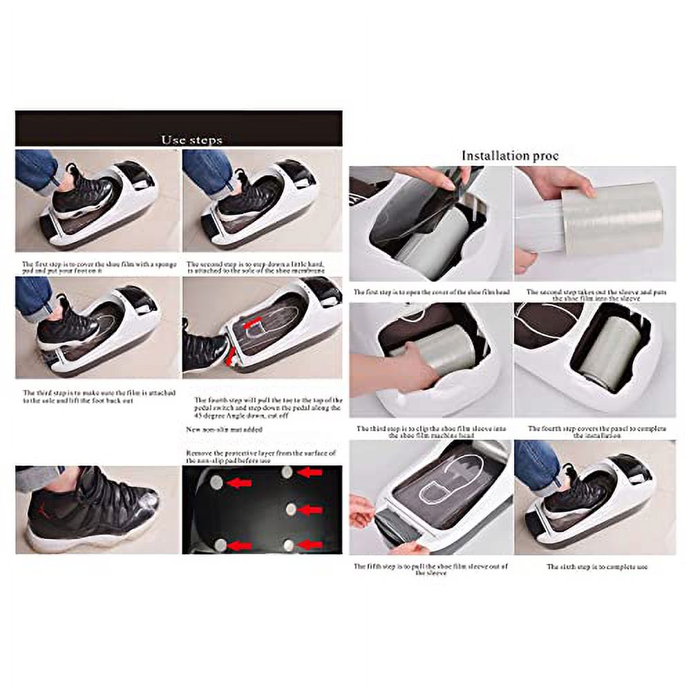 Shoe Cover Machine, 300 pairs ABS Plastic Shoe Film, GDAE10 Automatic ...
