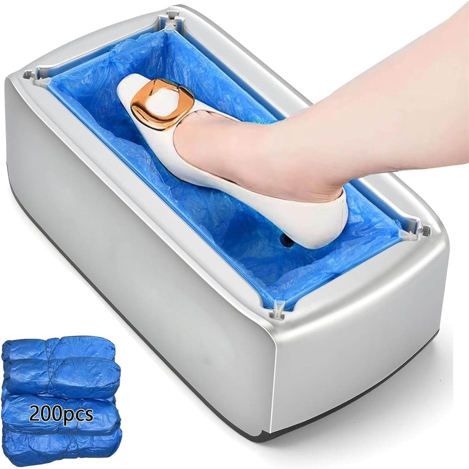 Shoe Cover Machine Automatic Shoe Cover Dispenser 200 Pieces Disposable ...