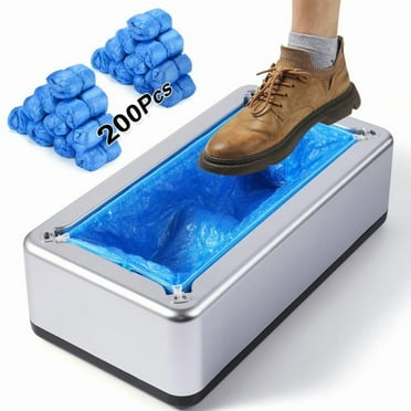 Miumaeov Indoor Automatic Shoe Covers Dispenser, Disposable Plastic ...
