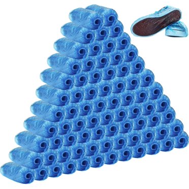 100PCs 100% Latex Free Anti-Slip Disposable Non-Woven PP Shoes Cover by ...