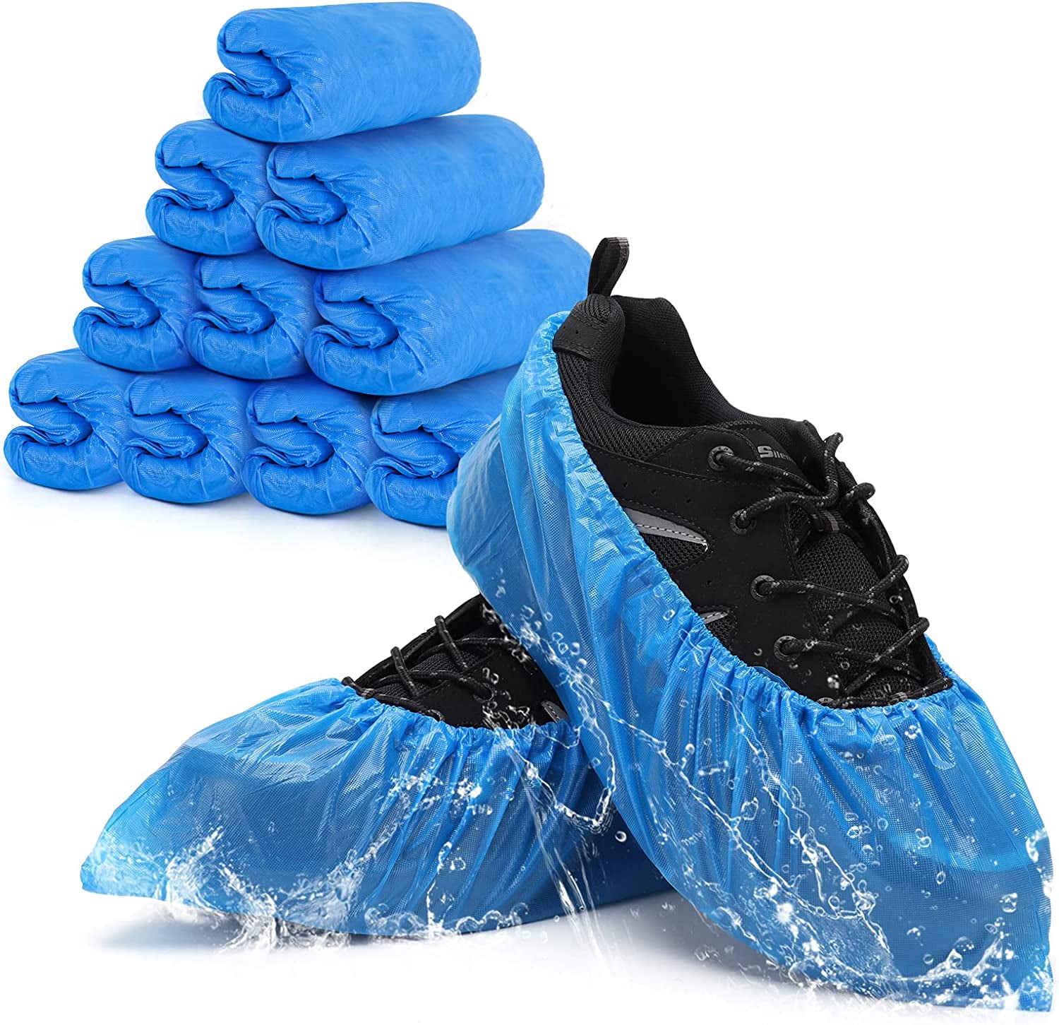 Shoe Covers Disposable Non Slip - 100 Pack (50 Pairs), Premium ...