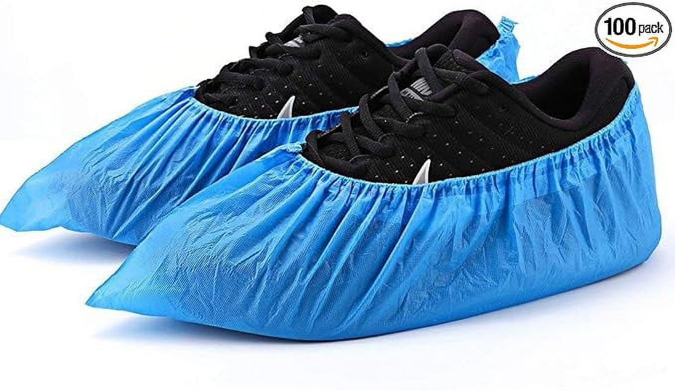 Shoe Covers Disposable Non Slip -100 Pack(50 pairs) 15.7'' Hygienic ...