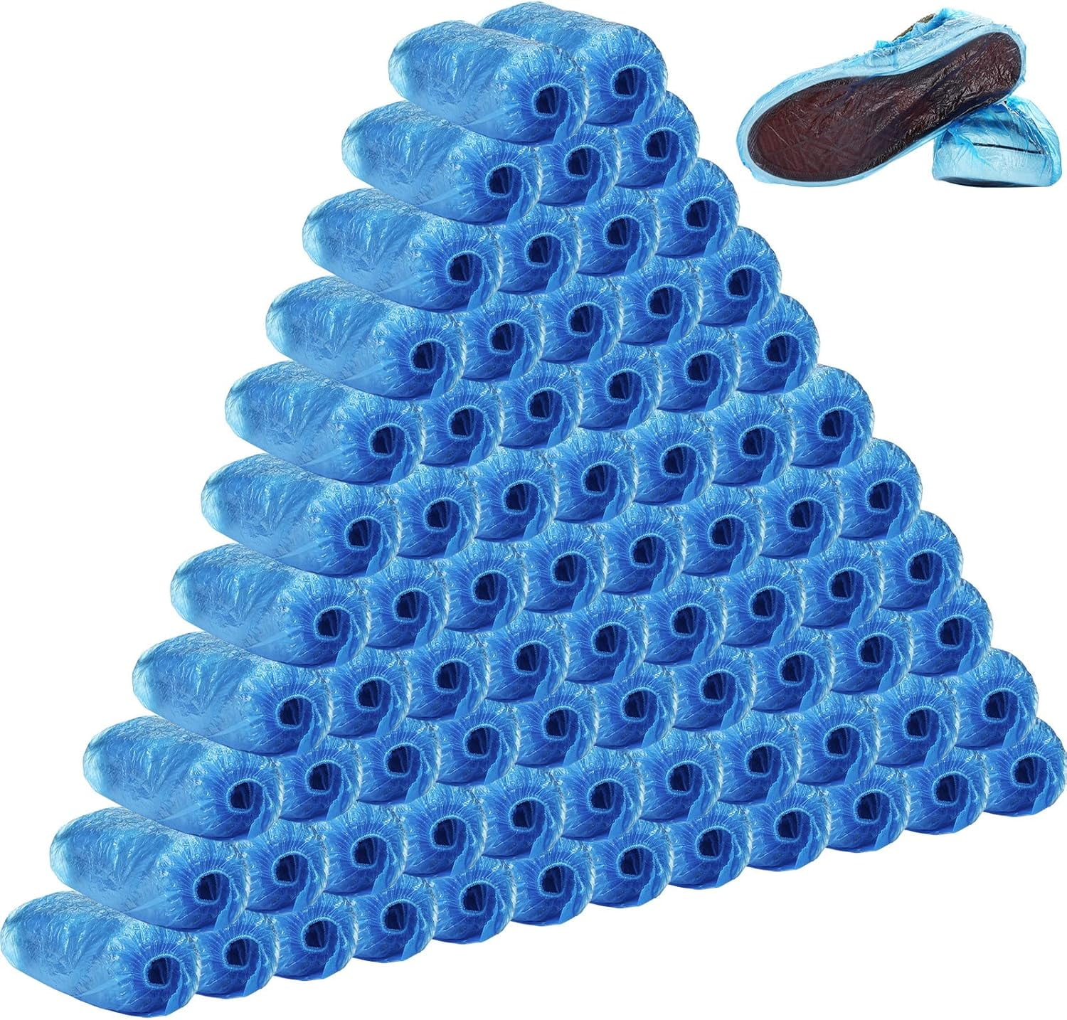 Shoe Covers Disposable Non Slip - 200 Pack (100 Pairs), Premium ...