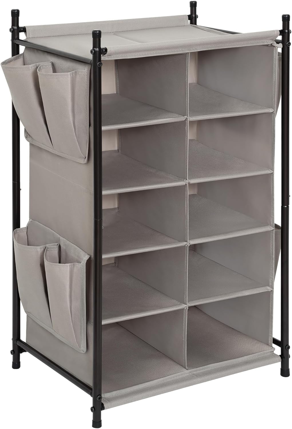 Shoe Cubby Organizer, Free Standing Shoe Cube Rack for Entryway ...