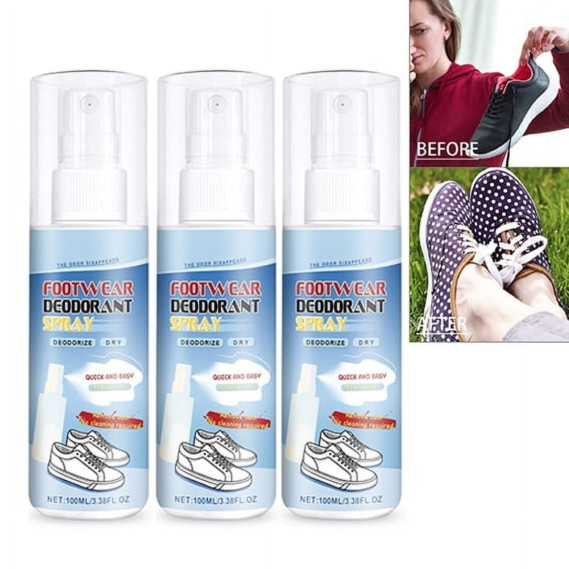 Shoe Deodorizer Spray, Foot Spray, Shoe Deodorizer for Destroy ...