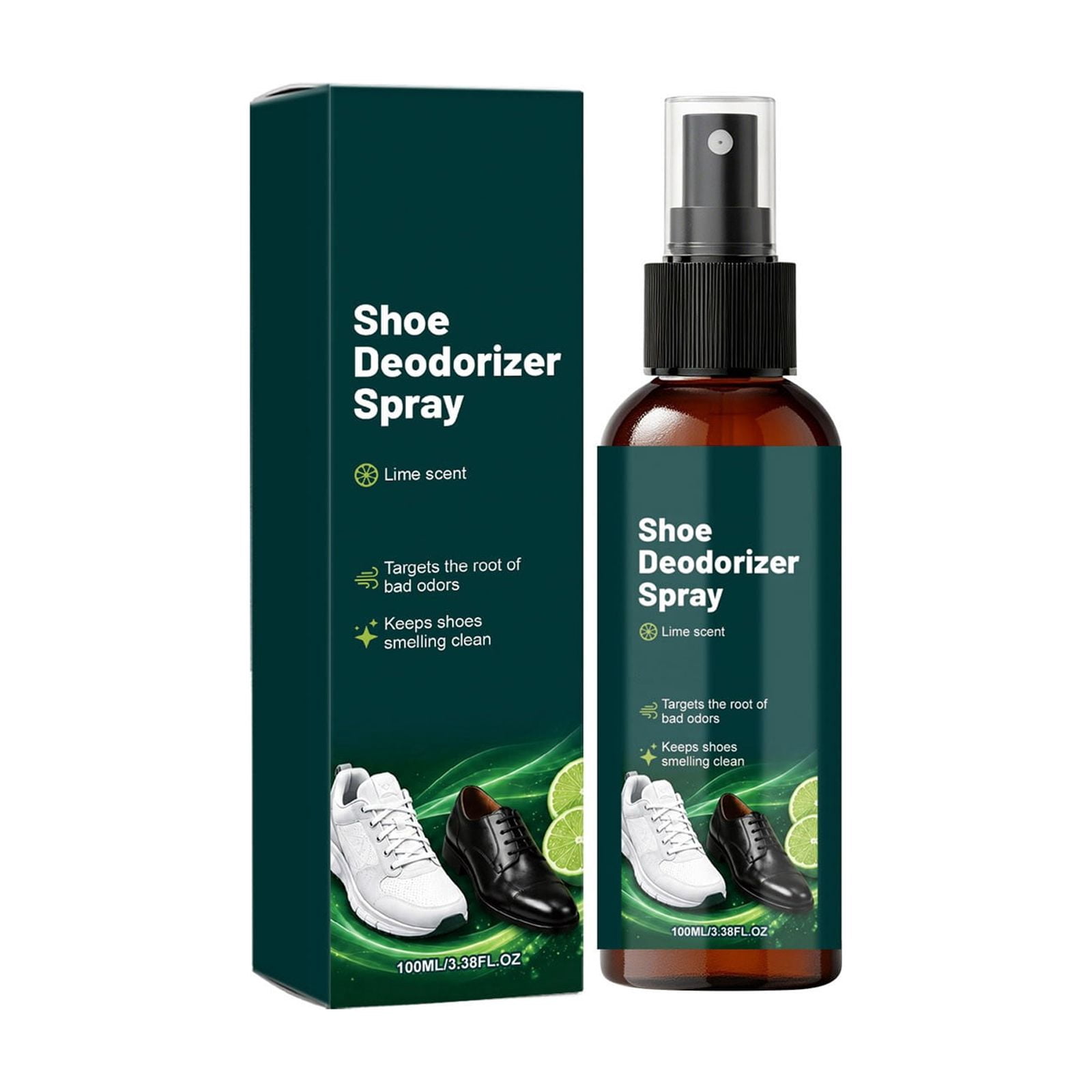Shoe Deodorizer Spray - Powerful Enzyme Formula Spray for Shoe Odor ...