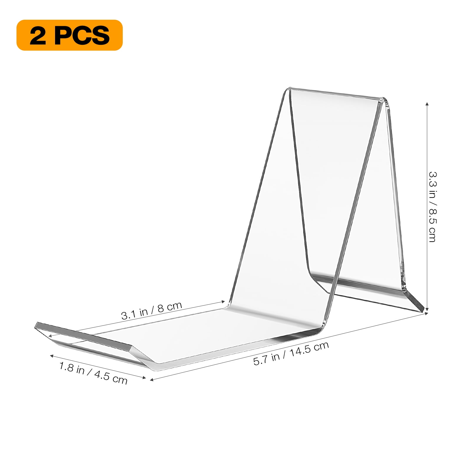 Shoe Display Stand,4 Pcs Acrylic Shoe Display Stands Shopping Mall ...
