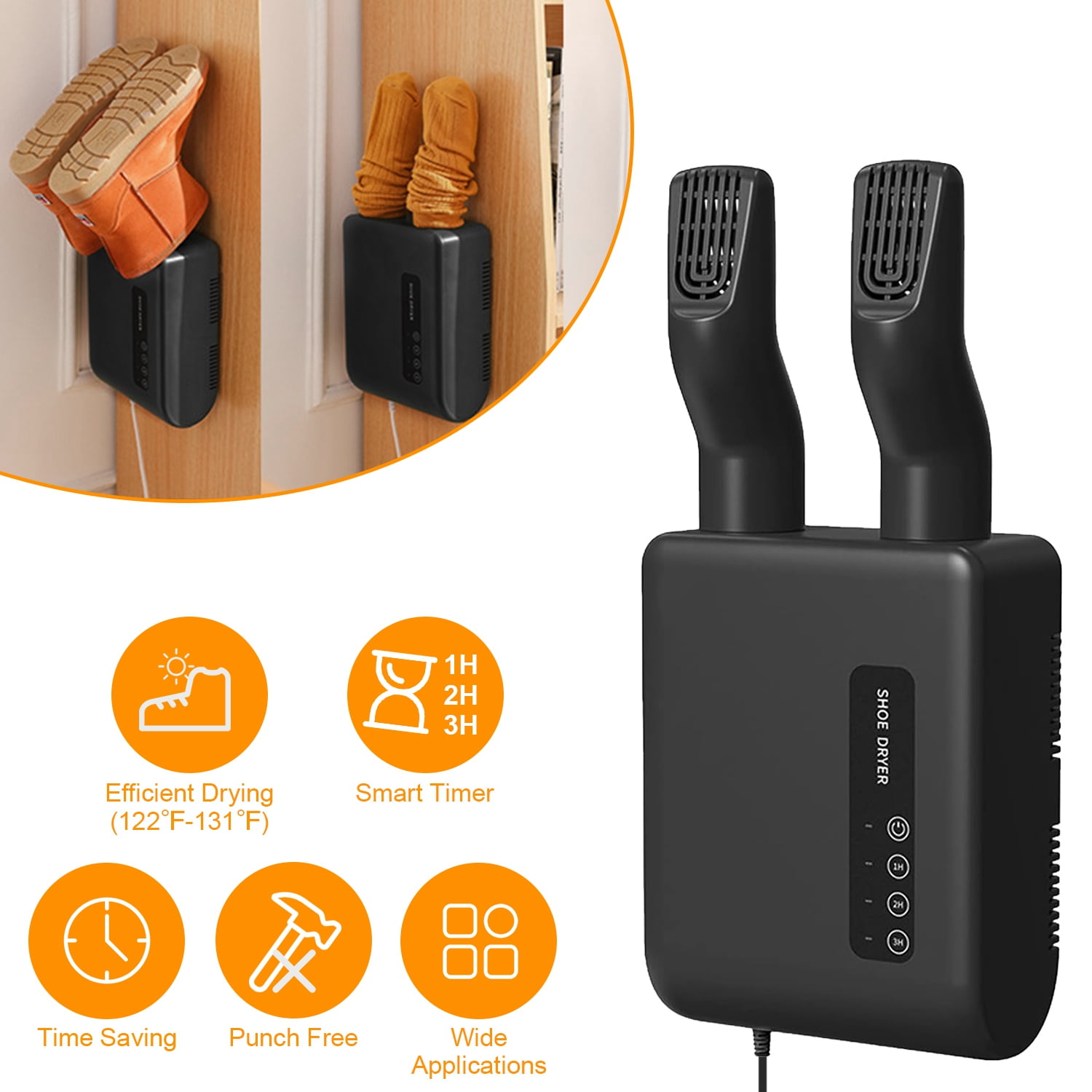 Shoe Dryer, iMounTEK Portable Boot Warmer Deodorizer with 3 Timer ...