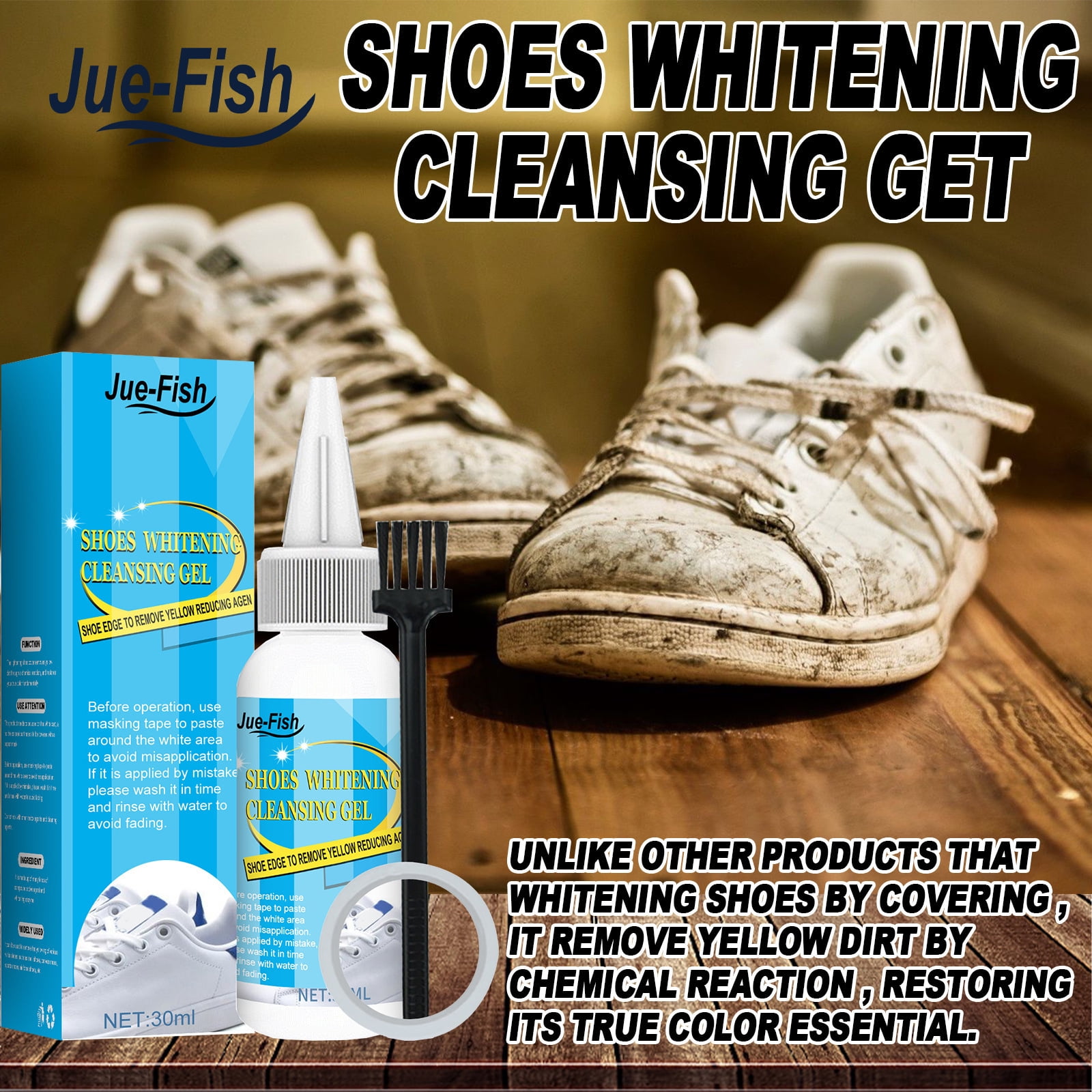 Shoe Edge Agent Gel Decontamination Change White Shoes Cleaning ...