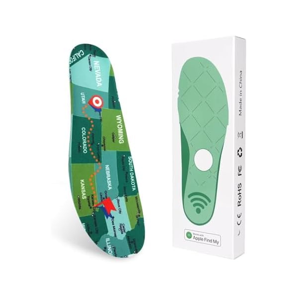 Shoe Finder Insole Tracker with Apple Find My Network (iOS Only) for ...