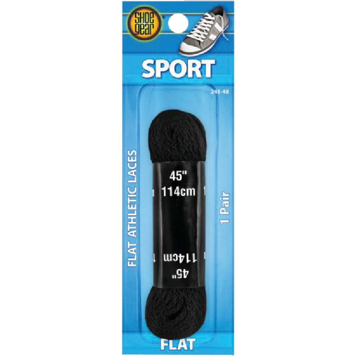Shoe Gear Athletic Flat 45 In. Athletic Laces - Pack 3 - Walmart.com