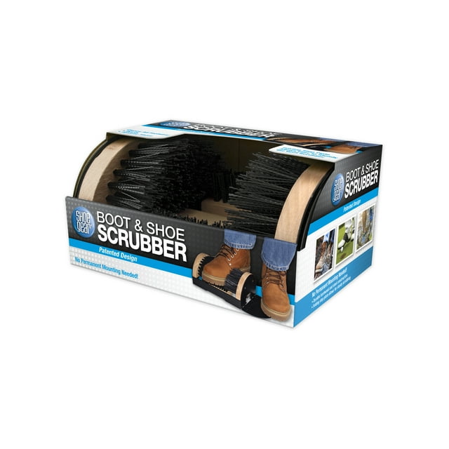 Shoe Gear Boot & Shoe Scrubber, Hardwood & Steel, Black - Walmart.com
