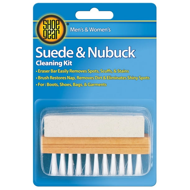 Shoe Gear Suede and Nubuck Cleaning Kit with Nylon Bristles, Leather ...