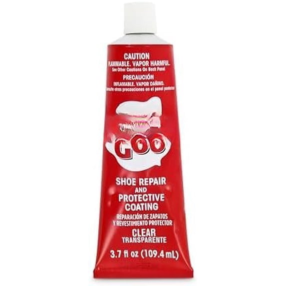 Shoe Goo - 3.7 fl oz Tube - Clear Shoe Glue - Repairs s, Heels, Patches ...