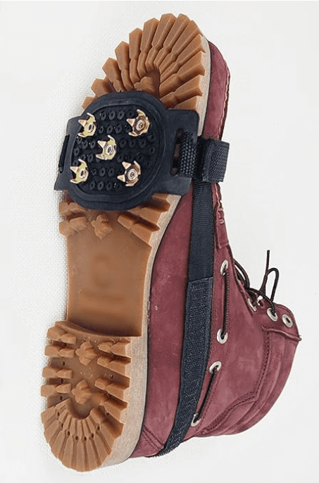 Shoe Ice Cleats - Stable No Slip Grip Traction for Boots and Shoes ...