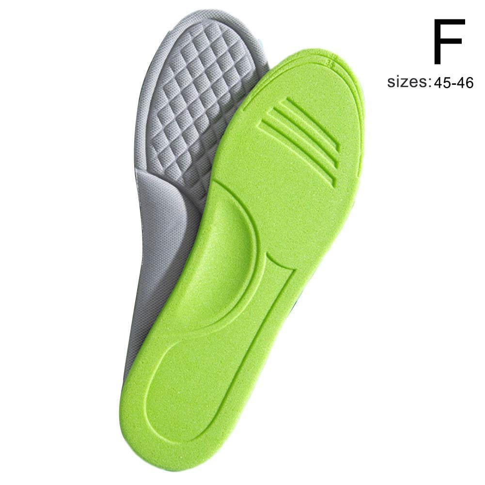Shoe Inserts For Unisex Memory Foam Insoles Relieve Flat Heel SALE Feet ...