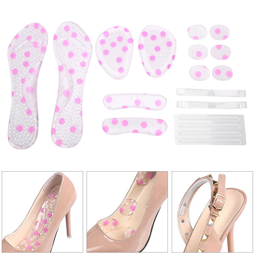Shoe Insole Metatarsal Pad Forefoot Cushion Sticker Gel Heel Inserts ...