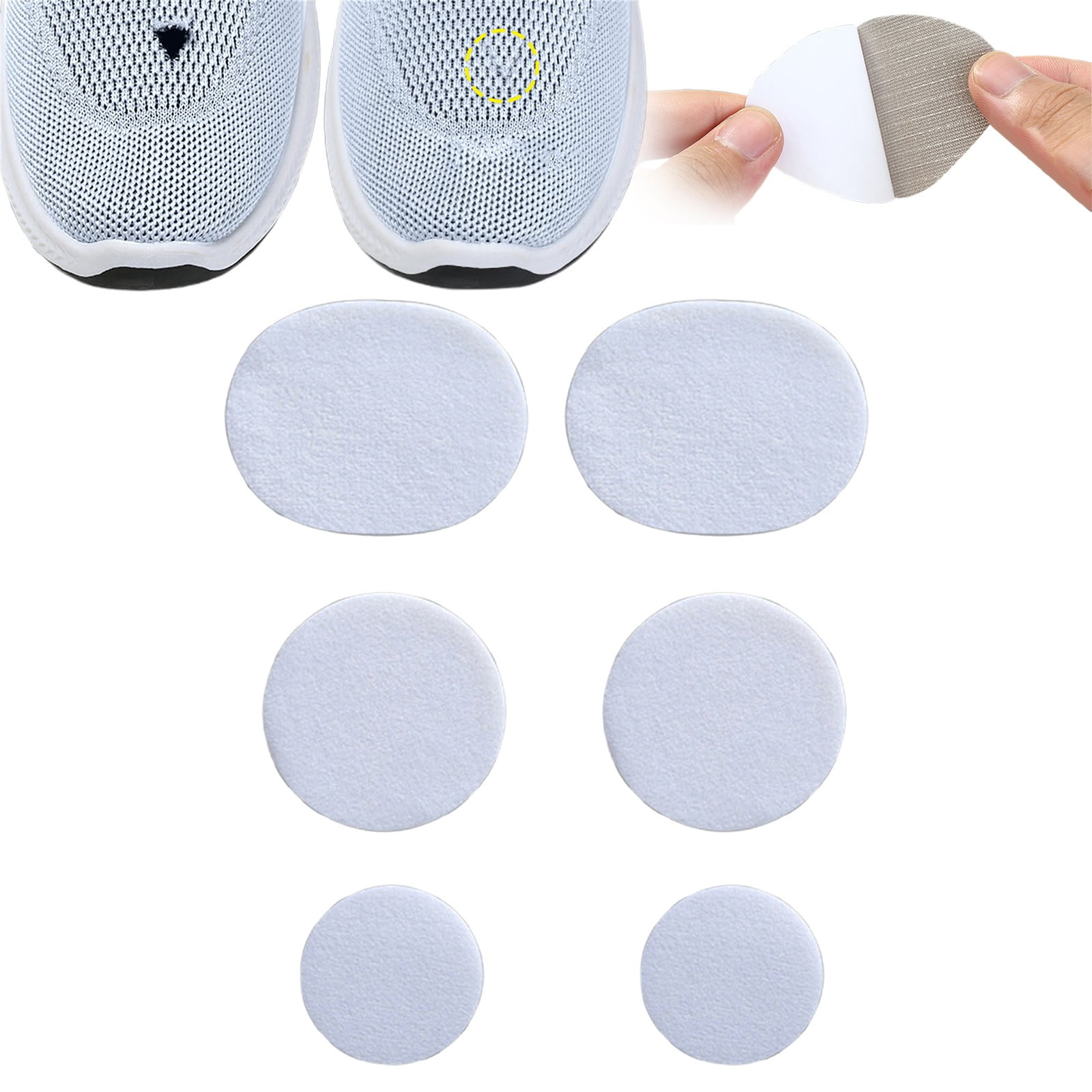 Shoe Mesh Repair Patches, Self Adhesive Repair Patches for Shoes, 6Pcs ...