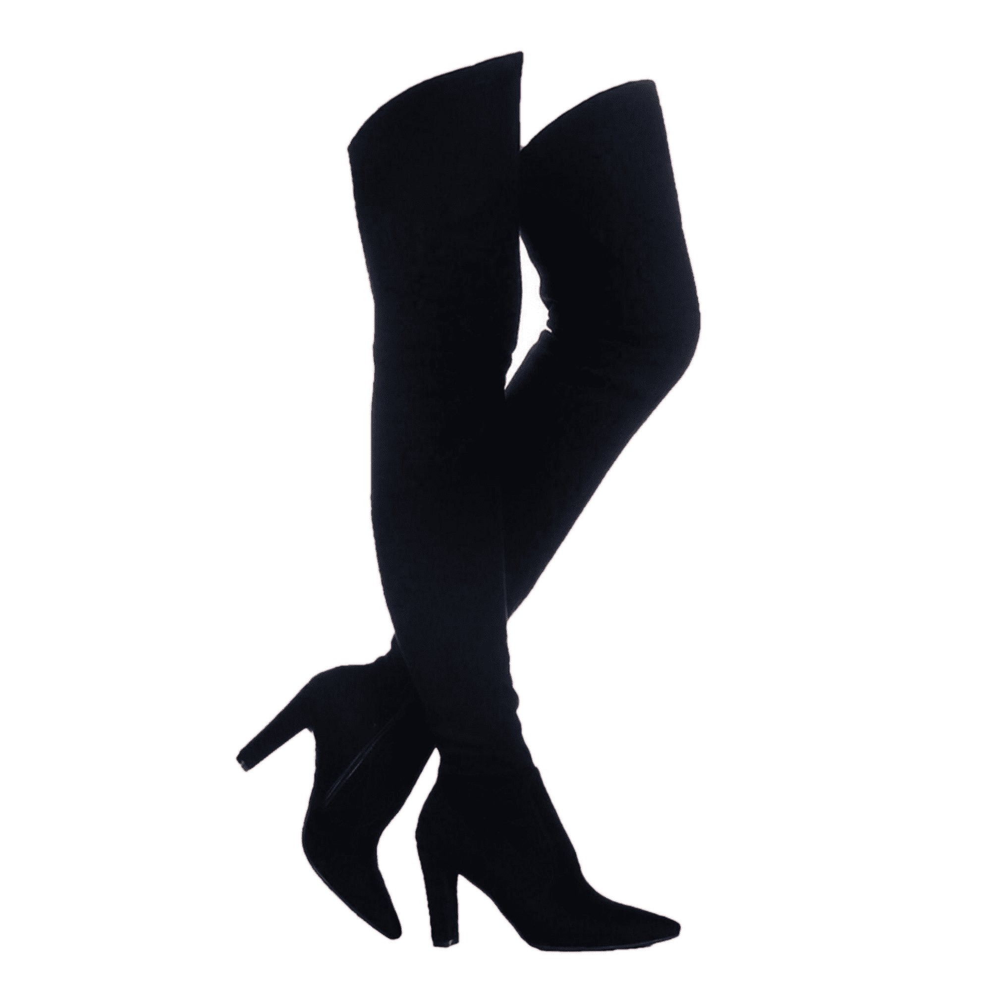Shoe'N Tale Woman Suede Thigh High Over The Knee Boots - Walmart.com
