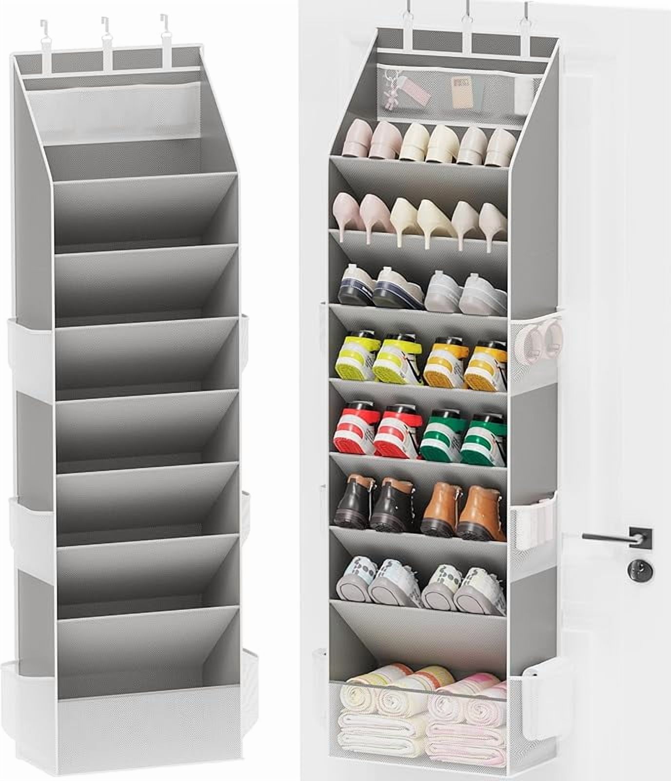 Shoe Organizer, Over the Door Shoe Organizer, Hanging Closet Shoe ...