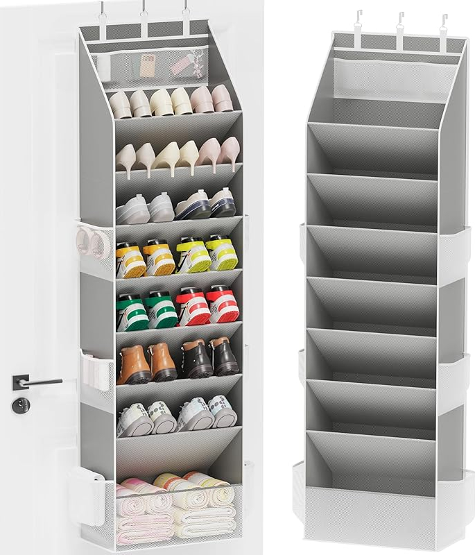 Shoe Organizer, Over the Door Shoe Organizer, Hanging Closet Shoe ...