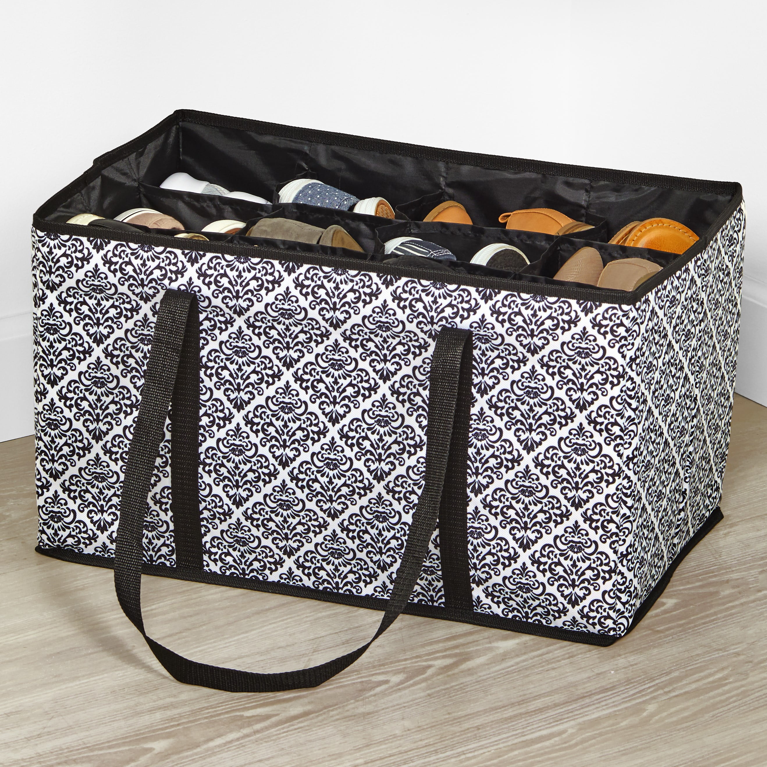 Shoe Organizer for Closet – Shoe Storage – Shoe Rack - Damask - Walmart.com
