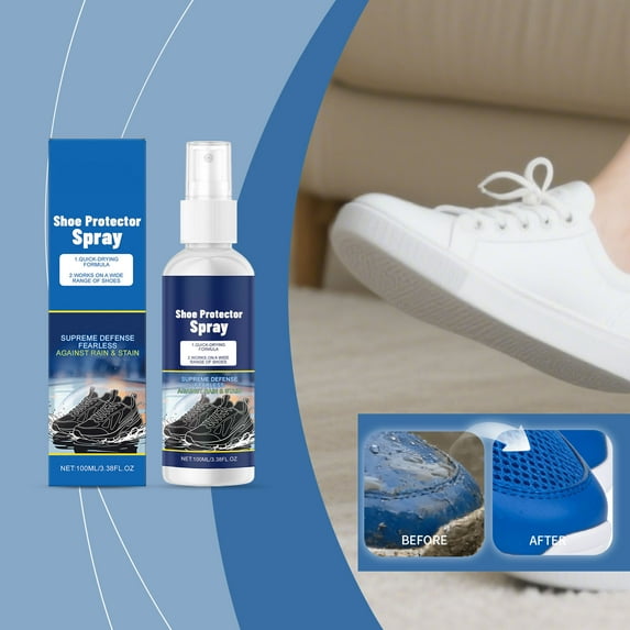 Shoe Protection Spray Waterproof Stain Drying Suitable For Leather ...