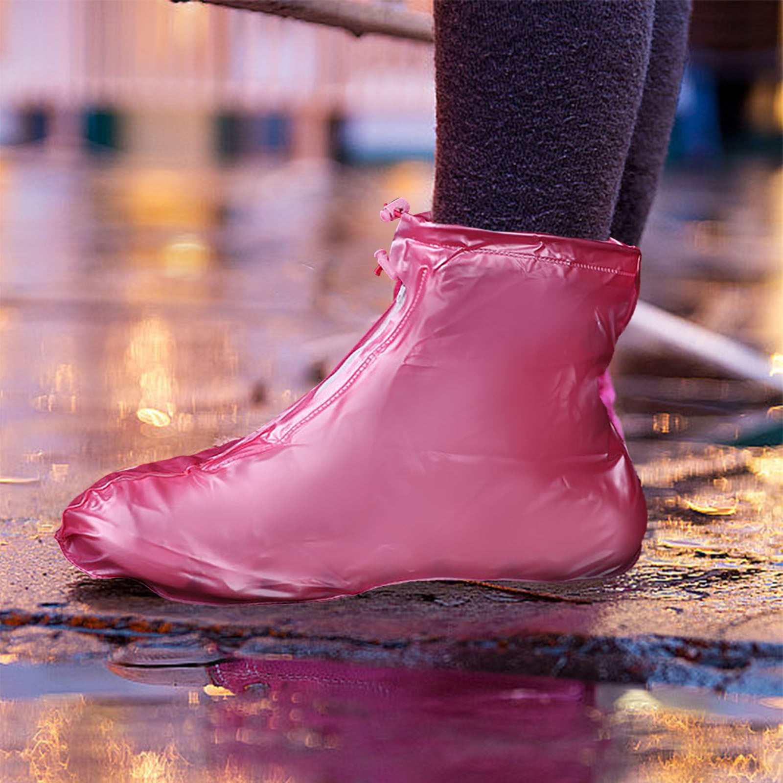 Shoe Protector, Reusable Rain Gear Boots, Snow Shoe Covers, Waterproof ...