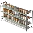 Shoe Rack 3 Tier Long Storage Organizer Wide Metal Shelf For Closet ...