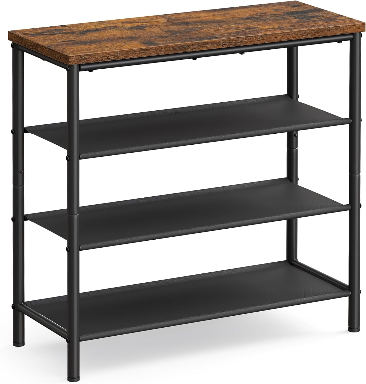 Shoe Rack, 4-Tier Shoe Storage Organizer for Entryway and Closet, Holds ...