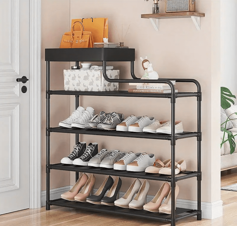 Shoe Rack 5-Layer Space Saving Storage Solution for Your Dormitory or ...