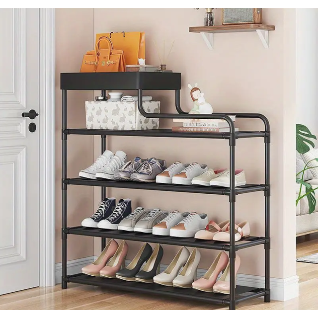 Shoe Rack 5-Layer Space Saving Storage Solution for Your Dormitory or ...
