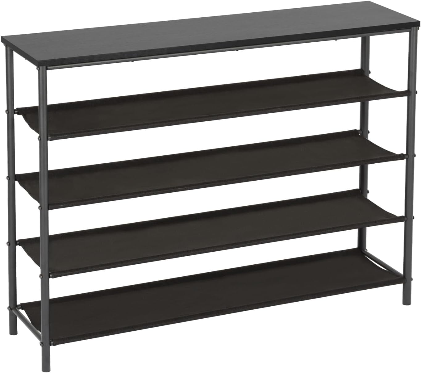 Shoe Rack 5 Tier Shoe Storage Rack Shoe Rack Organizer with Steel Frame ...