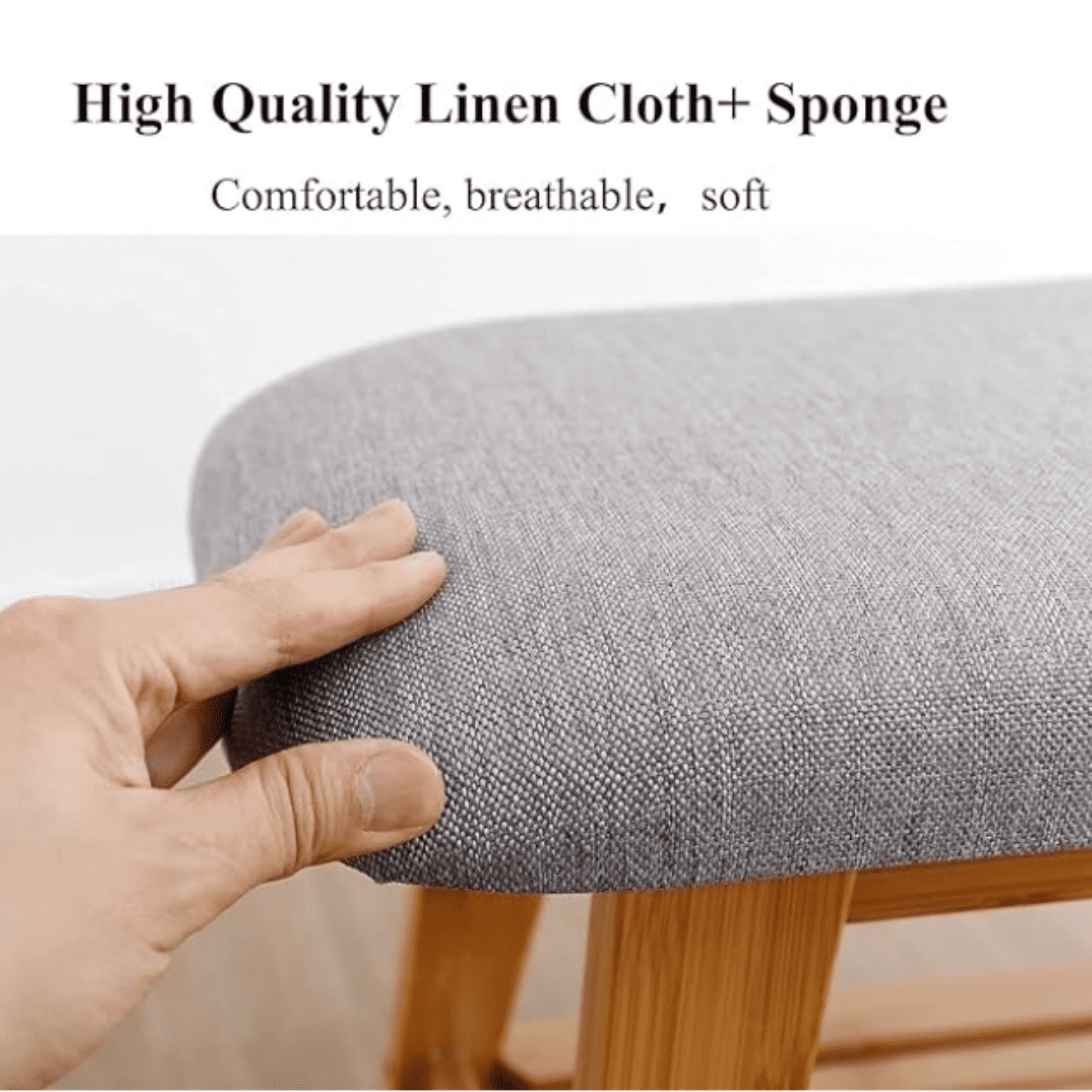 Shoe Rack Bench, Bamboo Entryway Bench, Organizer with 2 Tier Storage ...