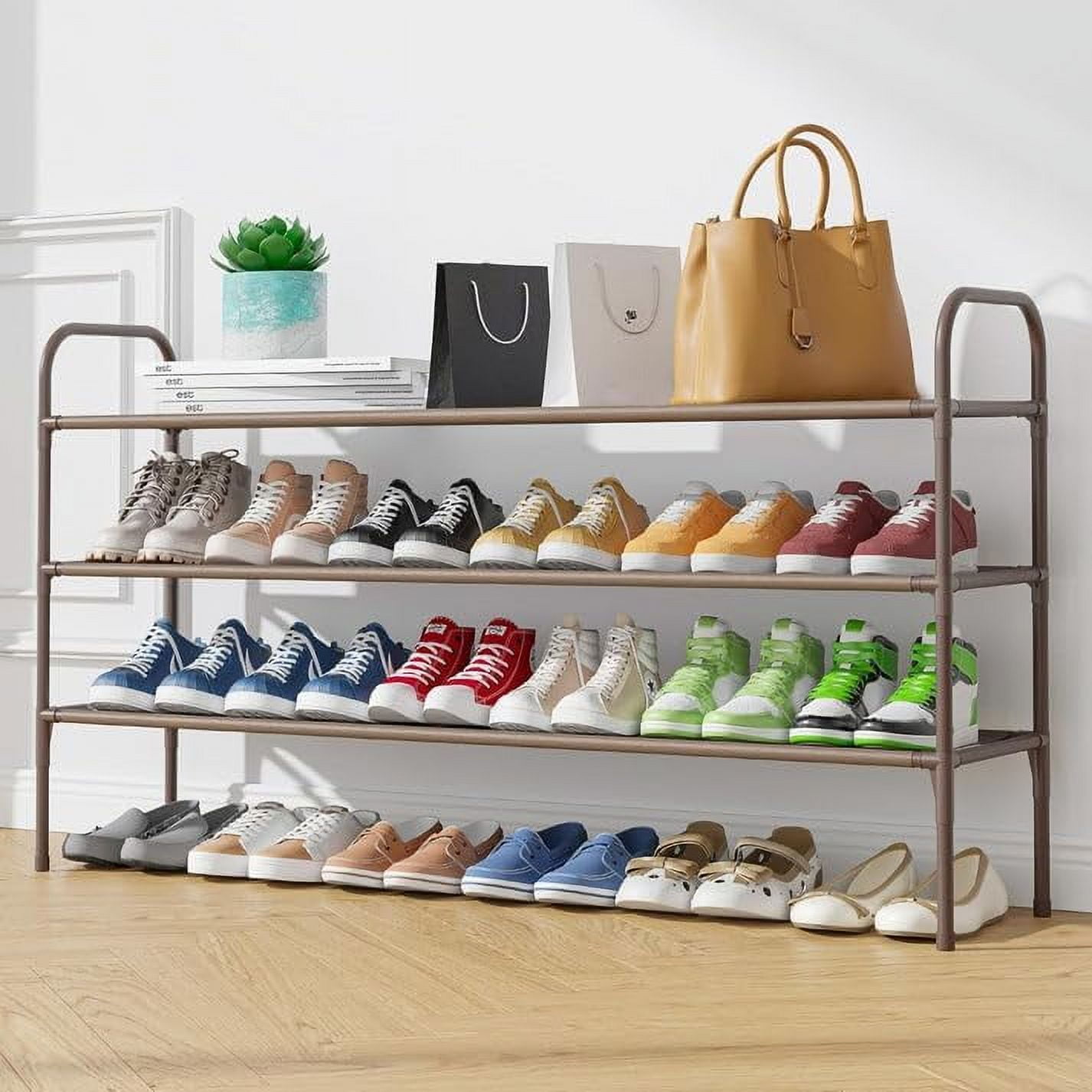 Shoe Rack for Closet, Shoe Rack for Front Door Entrance, Sturdy Shoe ...