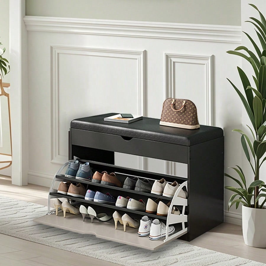 Shoe Rack For Entrance Shoe Cabinet Storage With 3 Drawers Shoe Storage ...